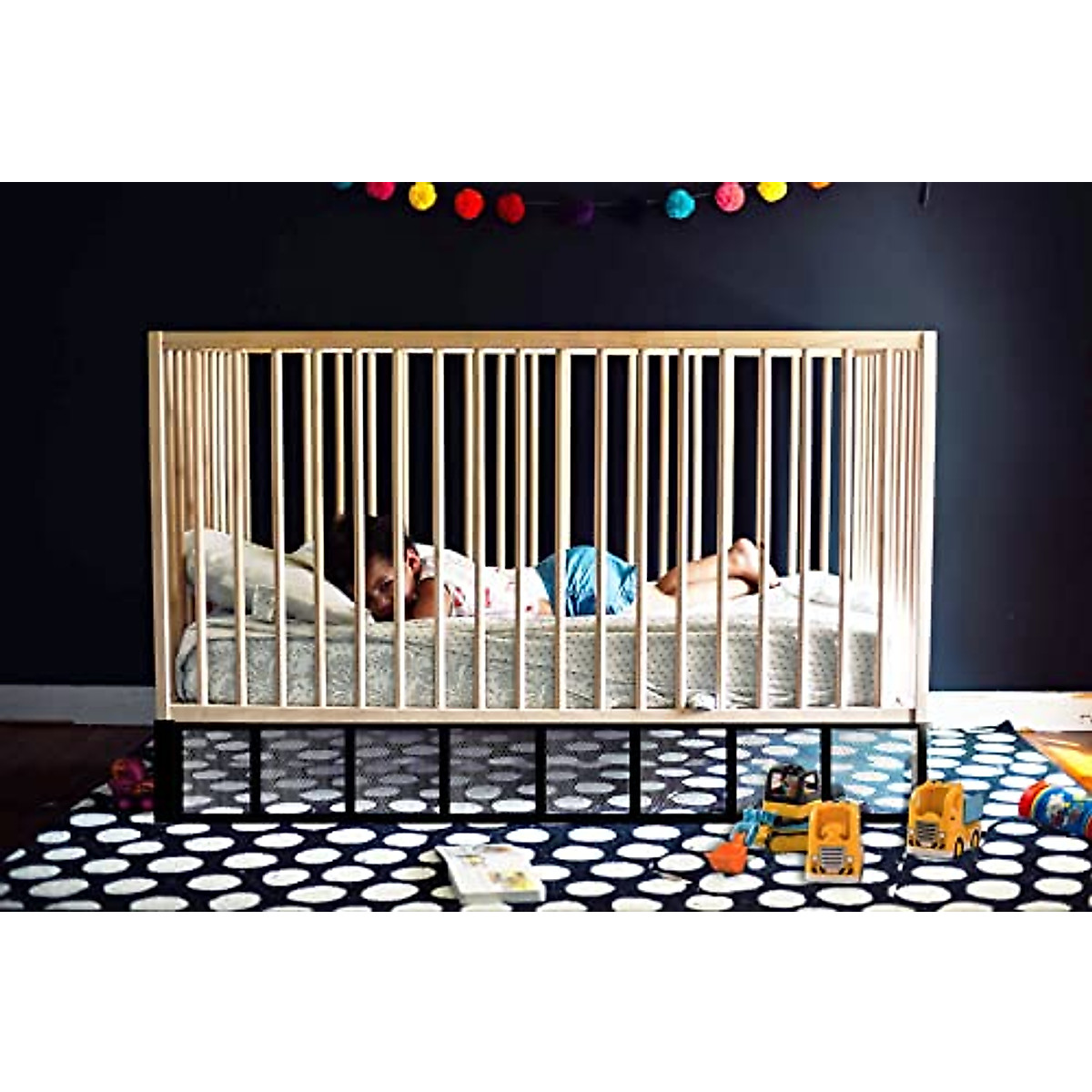 LAMINET Deluxe Under Couch Toy Blocker - Keep Toys and Other Objects from Disappearing Under Furniture. Attaches Easily to The Bottom of Couches and Furniture Non Adhesive Works on All Types of Floors