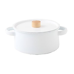 Japan Kaico Horo(Enamelware) Sauce Pot 2.6L Makoto Koizumi Design