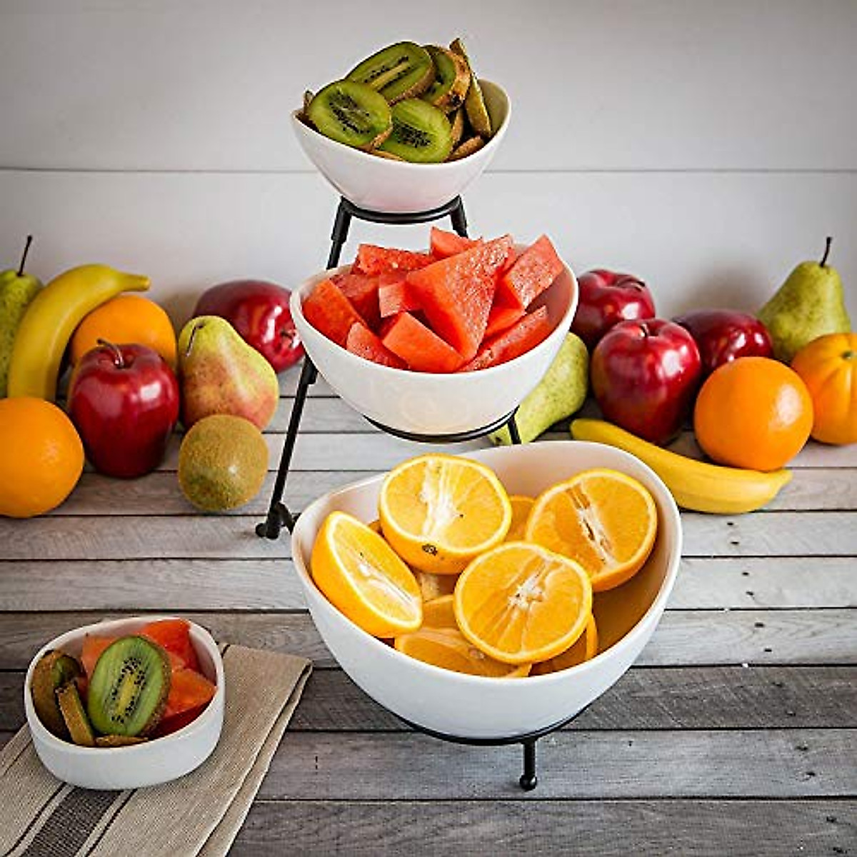 Gibson 92702.04 Server Set, 3 Tier, Black