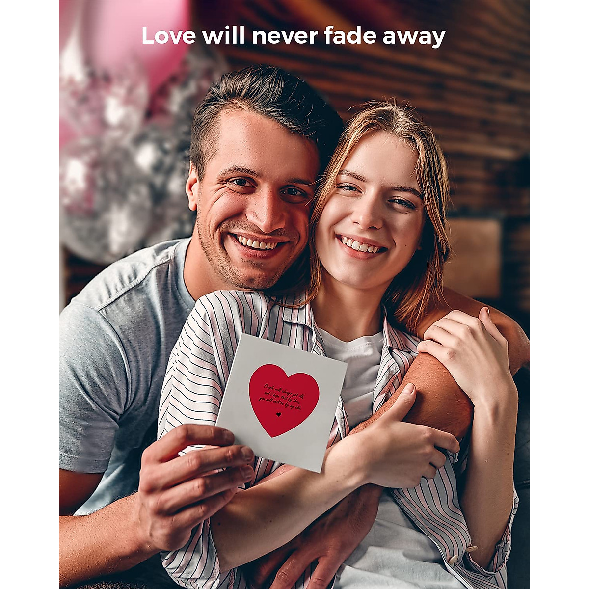 MUNBYN 3" Heart Thermal Stickers, Heart-Shaped Adhesive Sticker Labels, Red Love Thermal Labels for Gift, Wedding, Anniversary, Valentine's Day, Small Business 400 Labels/Roll