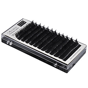 Alluring Silk Lashes for Eyelash Extensions D curl .15mm thickness