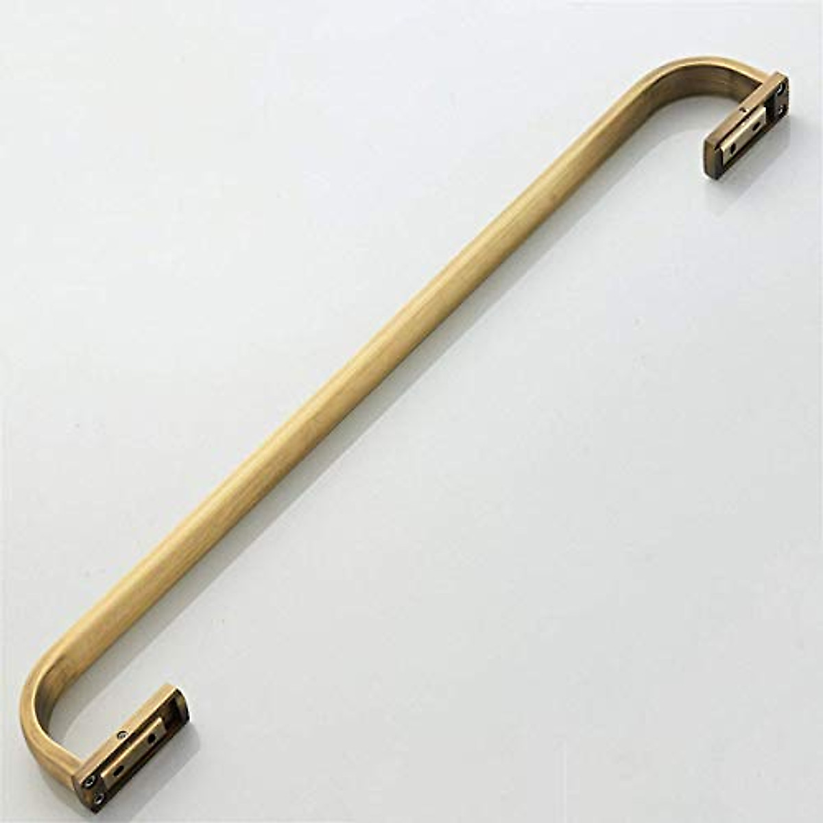 Flybath Towel Rail Bar Single Layer Brass Antique Holder Wall Mounted 57 cm / 22.44 inches, Brushed Bronze