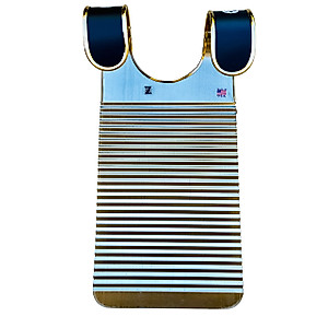 Zydeco Washboard "BLACK & GOLD" Key of Z Rubboards Frottoir Scrubboard Percussion Instrument Free Scratchers Handmade Louisiana Made By Tee Don Authentic Original