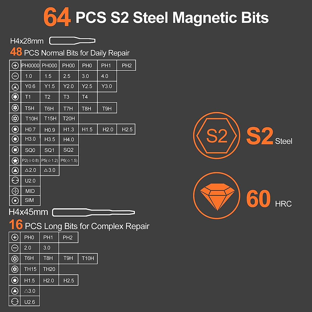 JOYKUVA Mini Electric Screwdriver Rechargeable, 70 In 1 Cordless Screwdriver Set With 64 Magnetic Bits, 5 Torque Stgs Electric Precision Screwdriver Repair Tool Kit for Watches Phones RC Toys Laptops