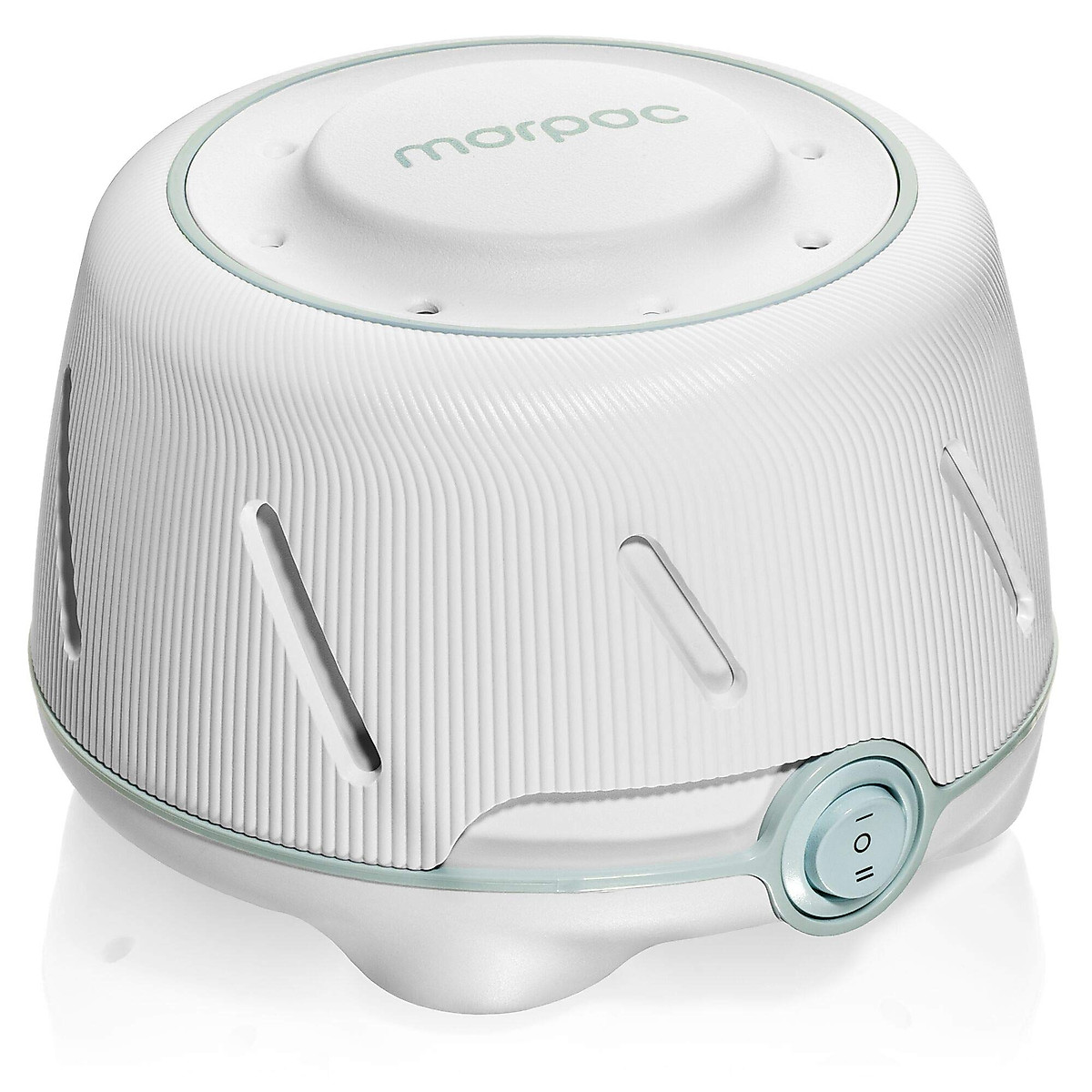 Yogasleep Dohm (White/Blue) | The Original White Noise Machine | Soothing Natural Sound from a Real Fan | Noise Cancelling | Sleep Therapy, Office Privacy, Travel | For Adults & Baby | 101 Night Trial