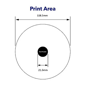 Verbatim BD-R 25GB 16X Blu-ray Recordable Media Disc DataLifePlus White Inkjet Hub Printable - 50pk Spindle - 97339