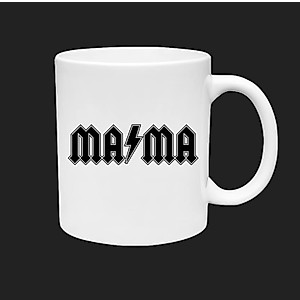 Rockstar Dad and Mom Mug - Gift for Pregnancy Announcement - New Parent Gifts for Couples - Dad and Mom Coffee Mug Set for Christmas Anniversary Birthday 11 Oz With Gift Box (Black&White)