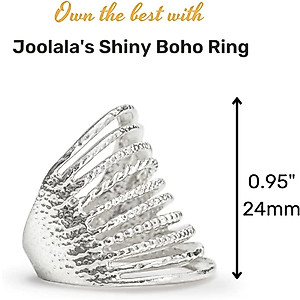 Joolala Sterling Silver Women’s Ring – 925 Silver Rings for Women – Elegant and Stylish Design – Various Models – Gorgeous Oxidized Finish – Ideal Promise Ring, Anniversary (9)