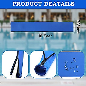 Ginchain Pool Handrail Cover, Slip Resistant Zippered Hand Grip Rail Cover, Safety Rail Grip Sleeve for Inground Swimming Pool Hand Railing Cover(10 feet, Royal Blue)