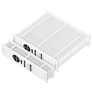 EXPXXFIL0016 Merv 13 16x25 Filter Media Compatible with Bryant/Carrier EZ-FLEX EXPXXFIL0016 heating and cooling system, Part Number: EXPXXFIL0016, Pack of 2