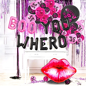 LaVenty Mean Girls BalloonParty Decoration Thats Fetch Balloons Burn Book Banner Y2K Party Supplies