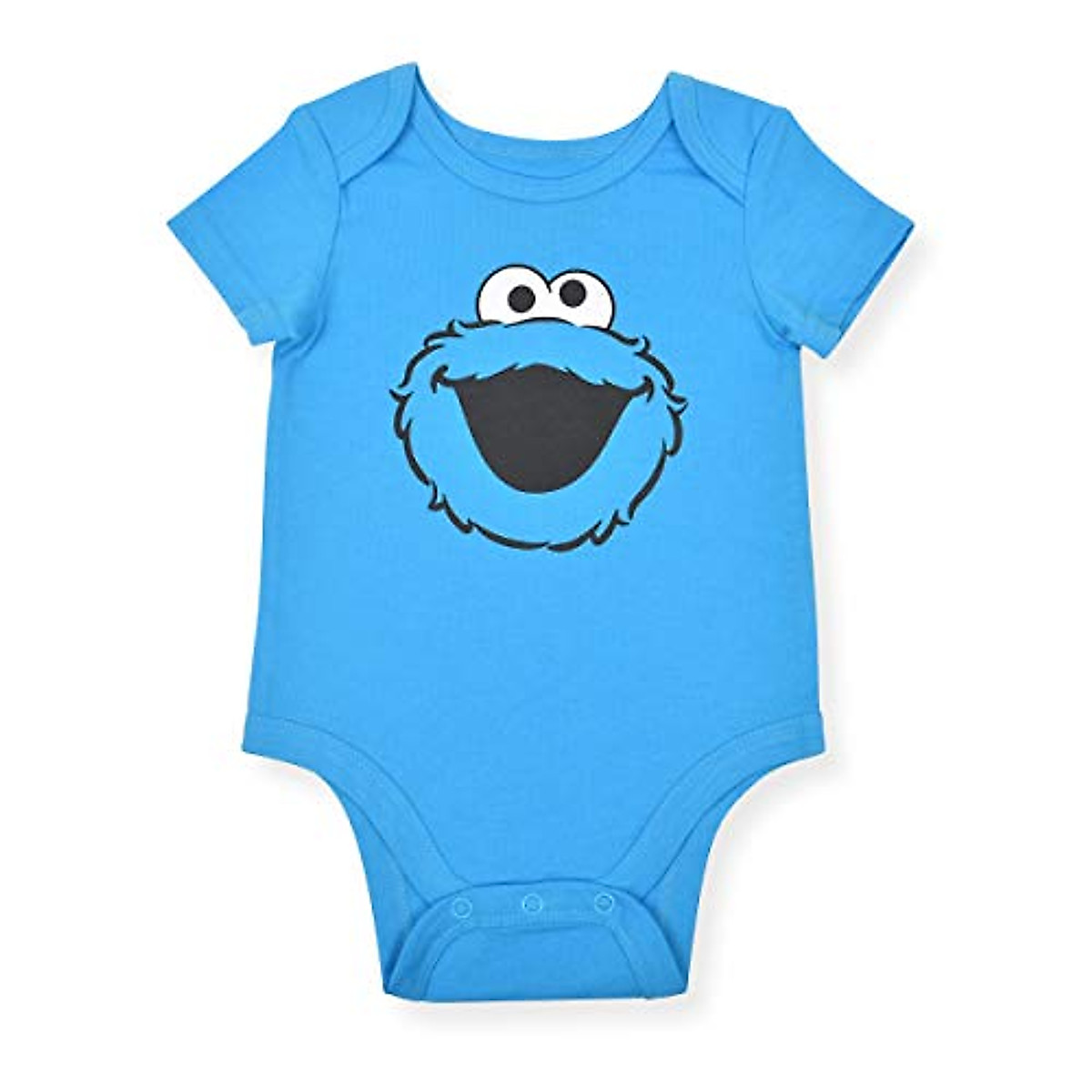 Sesame Street Baby Boys 5 Pack Short Sleeve Bodysuit for Newborn and Infants