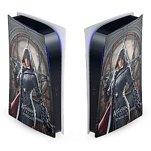 Head Case Designs Officially Licensed Assassin's Creed Evie Frye Syndicate Graphics Vinyl Faceplate Sticker Gaming Skin Decal Cover Compatible With Sony PlayStation 5 PS5 Digital Edition Console