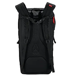 NIXON Landlock Backpack IV - 25L Capacity Top Load Pack - Black