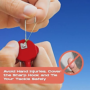 HOOK-EZE Fly Fishing Accessories - Fishing Knot Tying Tool for Tying Fishing Line to Hooks - Fishing Gear and Equipment, Gadget to Tie Knots Quick and Easy - Fishing Gifts for Men - Green