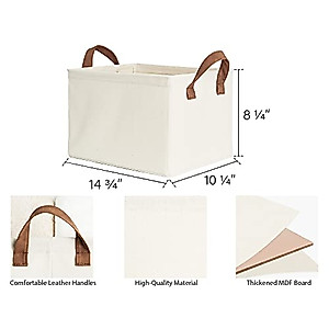 StorageWorks 5-Pack Storage Baskets For Shelves With Metal Frame, Rectangle Storage Bins