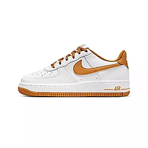 Nike Air Force 1 GS White/Desert Ochre Size 6