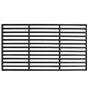 Uniflasy Cast Iron Cooking Grate for Char-Griller 1624 Smokin' Champ Charcoal Grill Horizontal Smoker Grates Replacement Parts for Chargriller Set of 3