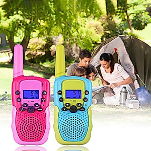 Selieve Toys for 3-12 Year Old Boys Girls, Walkie Talkies for Kids 22 Channels 2 Way Radio Toy with Backlit LCD Flashlight, Easter Basket Stuffers, 3 Miles Range for Outside, Camping, Hiking
