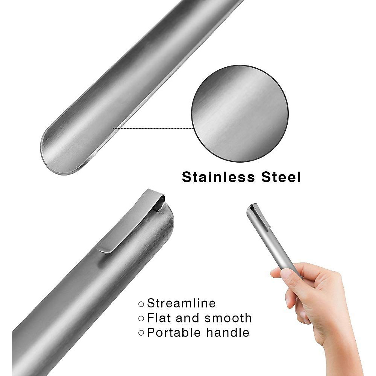 XILEWHZF Crumb Sweeper - Profession Crumb Sweepers for Tablecloths in Restaurants and Homes,Stainless Steel Crumb Scraper(2 Pack)