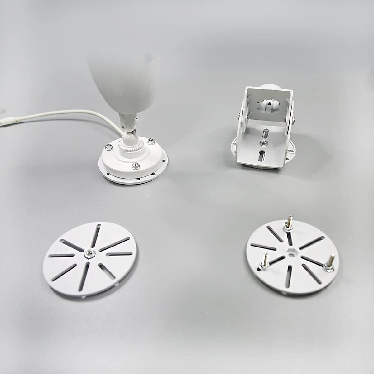 compcctv CCTV Security Camera Mount Bracket, Adjustable Universal Camera Wall Mounting Bracket for CCTV Security Camera/I Mount/Dome Camera/IP Camera/11.8in