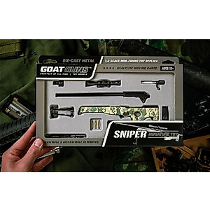 GoatGuns Miniature SR Model Camouflage | 1:3 Scale Diecast Metal Build Kit