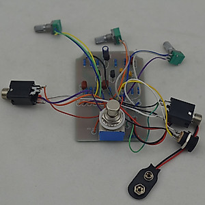 TTONE DIY Analog Tremolo Guitar Effects Pedal Stompbox Pedals Kit Aluminum Enclosure Unfinished(NO HOLES)