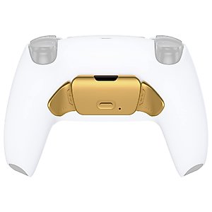Gold Real Metal Buttons (RMB) Version K1 K2 Buttons Housing & Remap PCB Board for PS5 Controller eXtremeRate Rise Remap Kit – NOT Included The Controller & Flex Cables and Other Rise Accessories