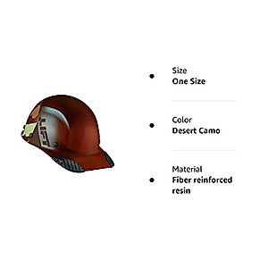 LIFT Safety DAX Fifty 50 Cap Style Hard Hat Ratchet Suspension Desert Camo Gloss
