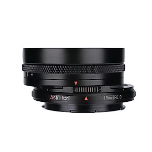 AstrHori 18mm F8 Full Frame Wide Angle Lens & Shift Lens Manual Prime Architecture Landscape Lens for Sony E Mount Mirrorless Camera A5000,A6000,A6500,A6600,NEX-3,NEX-5,NEX-7,A7,A9,NEX-6,etc.