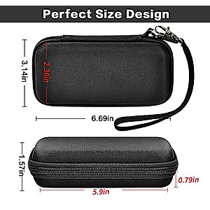 Case Compatible with Anker 633/622/621 Magnetic Battery (MagGo) 10,000mAh Foldable Wireless Portable Charger, Storage Bag for iphone/Cell Phone Power Delivery, Battery Packs Holder - Only Case - Black
