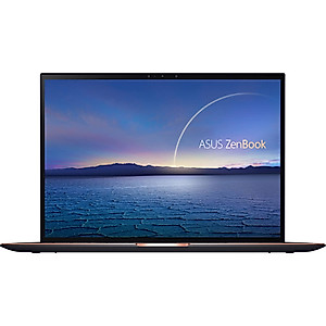 ASUS ZenBook S Ultra Slim Laptop, 13.9" 3300x2200 3:2 500nits Touch, Intel Evo Core i7-1165G7, 16GB RAM, 1TB SSD, Thunderbolt 4, TPM, Windows 10 Pro, AI Noise-Cancellation, Jade Black, UX393EA-XB77T