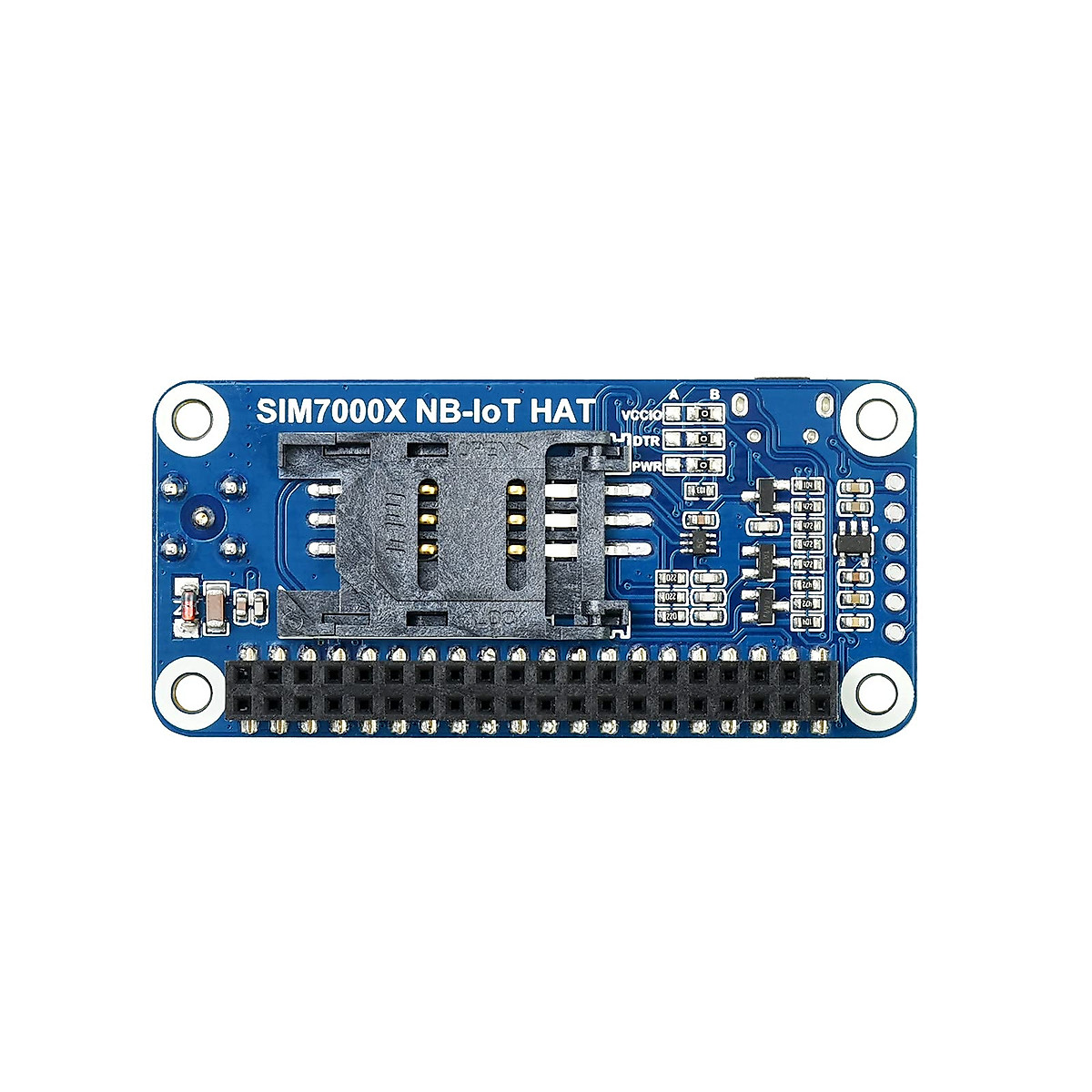 waveshare NB-IoT/Cat-M/GPRS/GNSS HAT for Raspberry Pi, Low Power Narrow Band Cellular IoT Communication Module Based on SIM7000G, Support Protocols TCP, UDP, PPP, HTTP, FTP, MQTT, SMS, Mail etc.