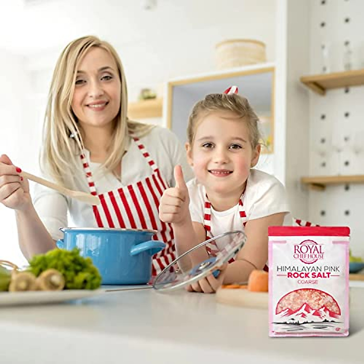 Himalayan Pink Salt 5 lbs Coarse Grain Bulk Bag - Hymalain Pure Gourmet Crystals - Himilian 100% Natural - Contains 84 Minerals -Suitable for Body Bath Scrubs Table Salt Grinder & Salt Mills - Kosher