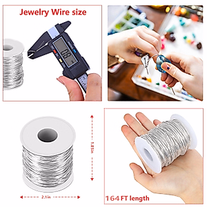 20 Gauge (0.8mm) 304 Stainless Steel Wire 328 Ft for Bailing Wire Sculpting Wire Jewelry Making Wire