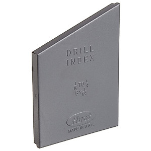 Huot 12750 Jobbers Length Fractional Drill Index, 1/16-inch to 1/4-inch by 64ths, (1 per Pack)