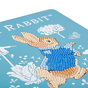 CRYSTAL ART Notebook - Beatrix Potter Peter Rabbit Notebook Kit - Create a Sparkling Notebook Cover Using Crystals - for Ages 8 and up