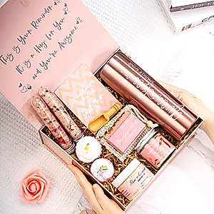 Luxury Spa Gift Set for Her Gifts Box for Women Gifts Ideas Wedding Celebration Gift Birthday Gifts for Women Thank You Spa Baskets for Her Wife Mom Best Friend Mother Grandma Bday Bath Self Care