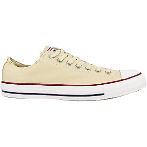 Converse Unisex Chuck Taylor All Star Low Top Natural Sneaker, Natural White, Men's 6.5/ Women's 8.5 Medium