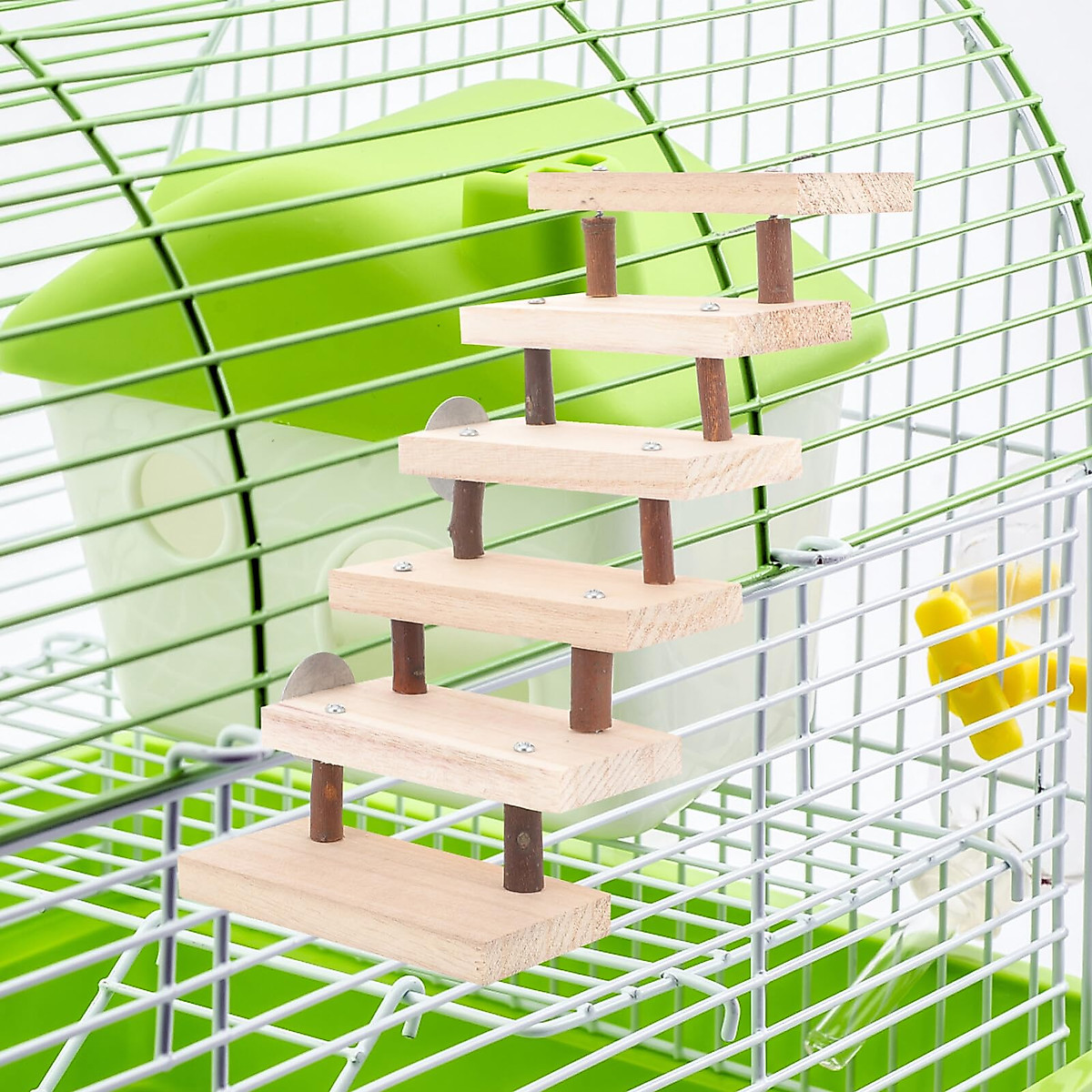 Ipetboom Hamster Climbing Ladder Reusable Hamster Ladder Hamster Wood Ladder Small Animal Ladder Chinchilla Climbing Toy Rat Ladders Chinchilla Climbing Ladder Chinchilla Ladder Toys