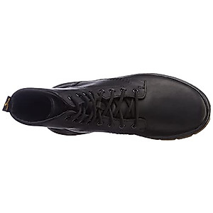 Dr. Martens unisex adult Lace Fashion Boot, Black Wyoming, 10 Women 9 Men US