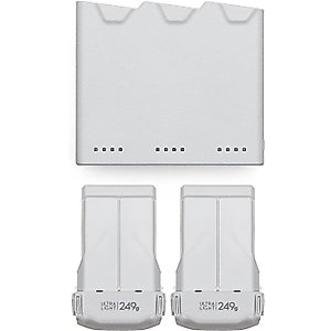 2 Pack Mini 4 Pro Batteries Bundle with Charging Hub, Original DJI Parts for Mini 4 Pro/Mini 3 Pro