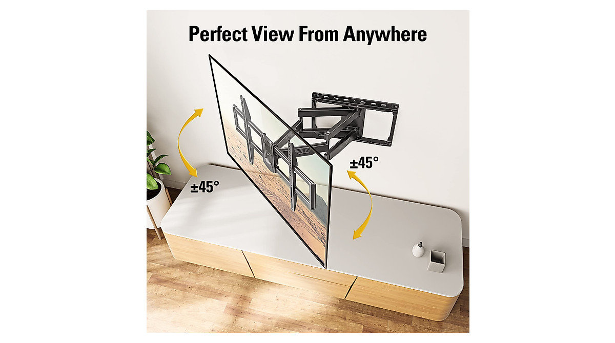 Mounting Dream Full Motion TV Wall Mount for 42-75 Inch TVs
