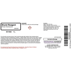 ALDON Innovating Science Reagent-Grade Biuret Solution, 1L - The Curated Chemical Collection