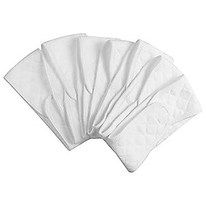 HEALLILY Cotton Umbilical Protective Bands Baby Navel Belts Infant Belly Bands 10Pcs (White)