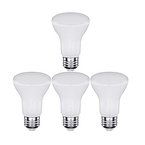 CTKcom 7W BR20 LED Light Bulb (4 Pack)- 2.5 inch 65W Equivalent Indoor/Outdoor Lighting Super Bright 6000K Daylight White 120° Beam Angle LED Indoor Flood Light Bulbs,UL Listed,E26 Base