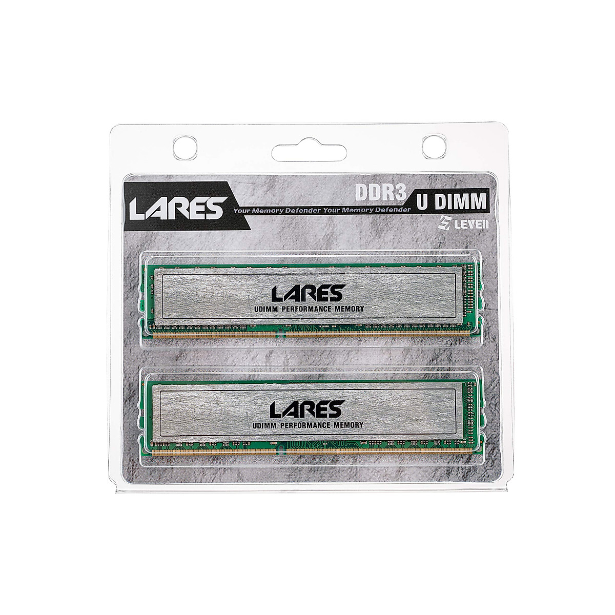 LEVEN DDR3 16GB KIT (8GB×2) 1333MHz PC3-10600 CL9 Unbuffered Non-ECC 1.35/1.5V UDIMM 240 Pin PC Computer Desktop Memory Module Ram Upgrade- Lares(JR3UL1333172308-8Mx2)