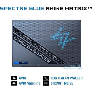 ASUS ROG Zephyrus G14 Alan Walker Special Edition Gaming Laptop 14" WQHD 120Hz IPS AMD 8-Core Ryzen 9 5900HS (Beat i7-10370H) 16GB RAM 1TB SSD GeForce RTX 3050 Ti 4GB Backlit USB-C Win10 + HDMI Cable