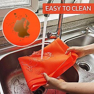 Griddle Mat 28" Silicone for Blackstone 28 inch Griddle Top Protective Cover, Blackstone Griddle Accessories Keep Flat Top Clean Critter Free Rust-Free, Heavy Duty Food Grade Silicone Mat