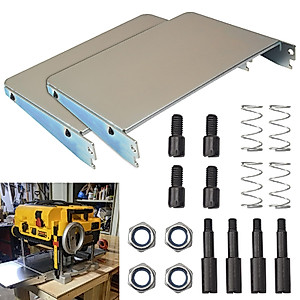 DW7351 13" Planer Folding Table Accessory Set of 2 - Offers Additional 9-Inch Support on Each Side for Enhanced Stability, Compatible with DEWALT DW735 Planer, Includes 5140008-16 Replacement Hardware